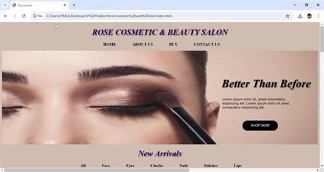 Javeria Masood On Linkedin Webdevelopment Html Css Makeupwebsite Smit Sheikhhafsanadeem