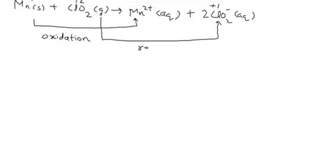 Solved What Is The Correct Cell Notation For The Following Balanced Equation Mns Clo2g →