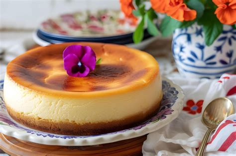 Ai Generated Cantabrian Creaminess Quesada Pasiega Cheesecake Delight