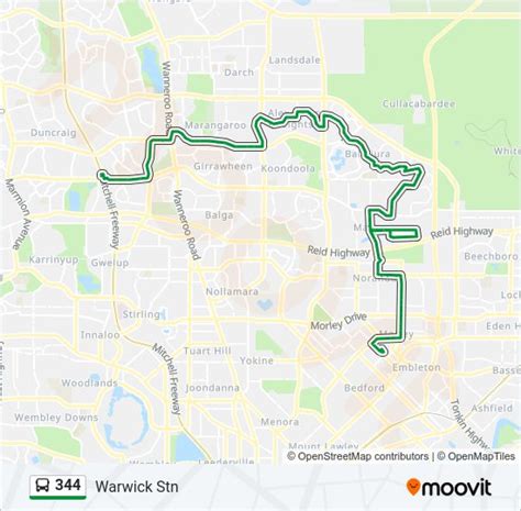 344 Route Schedules Stops And Maps Warwick Stn Updated