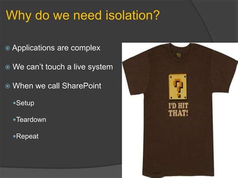 Unit Testing Sharepoint Applications Pptx