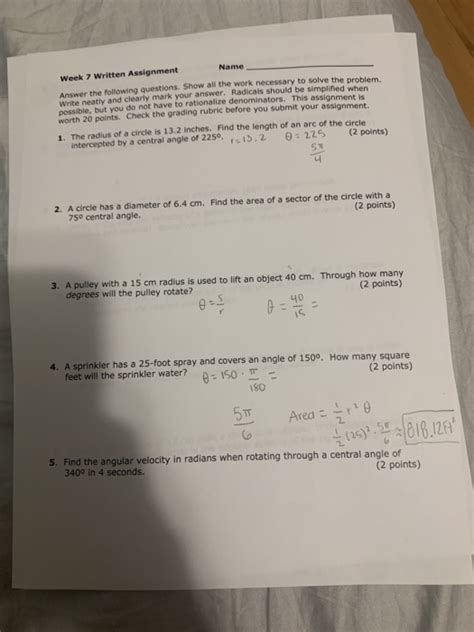 solved week 7 written assignment name answer the following