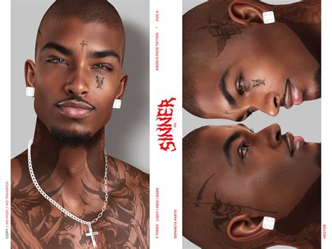 Second Life Marketplace Angels Face Tattoo [evo X]