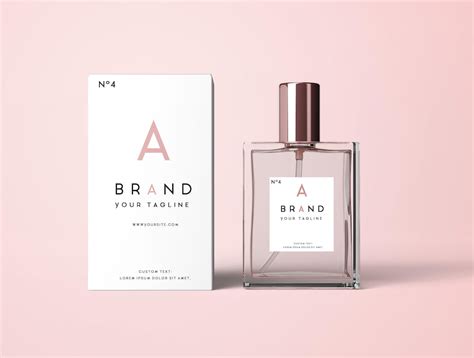 Custom Perfume Bottle Label Personalized Perfume Packaging Design
