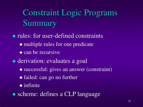 Ppt Constraint Logic Programs Powerpoint Presentation Free Download