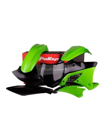 Kit Plasticos Polisport Kawasaki Kx 250f 09 12 Color Original 201