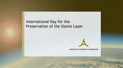 35 Years Of The Montreal Protocol