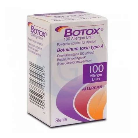 100iu Botox Onabotulinumtoxina Injection Packaging Size 100 Unit At Best Price In Mumbai