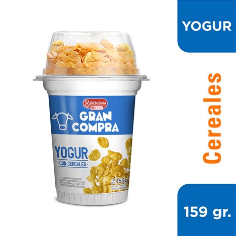 Yogur Gran Compra Entero Con Cereales 154g