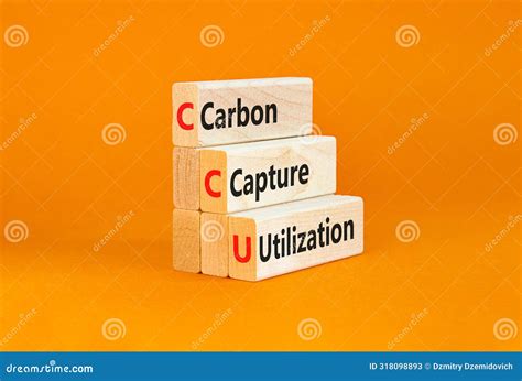 Ccu Carbon Capture Utilization Symbol Concept Words Ccu Carbon Capture Utilization On Beautiful