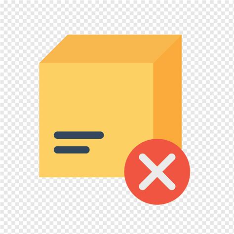 Box Age Parcel Logistic Delivery Wrong Flat Icon Png Pngwing