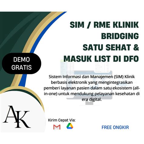 Jual Rekam Medis Elektronik Klinik Sim Klinik Shopee Indonesia