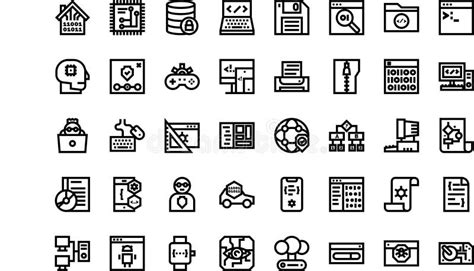 Programming Icons High Quality Vector Icons Collection With Editable