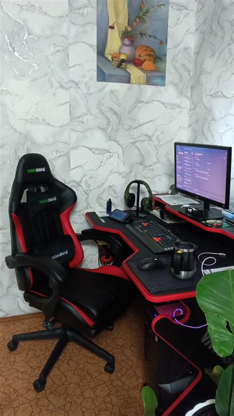 Игровой компьютерный стол VMMGAME SPACE DARK RED | отзывы