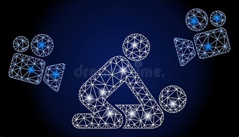 Flare Mesh Carcass Sex Scene With Flare Spots Stock Vector Illustration Of Dark Effect 169711526
