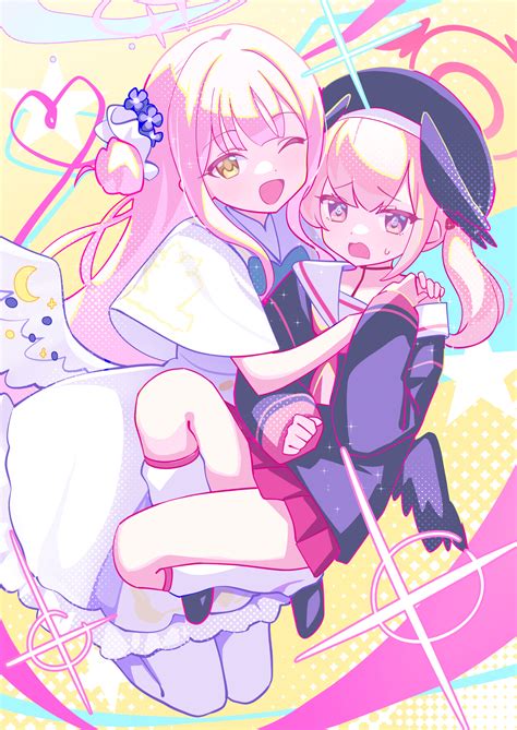 Mika And Koharu Blue Archive Drawn By Deadnooodles Danbooru