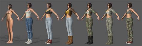 Female Character Model Sheet