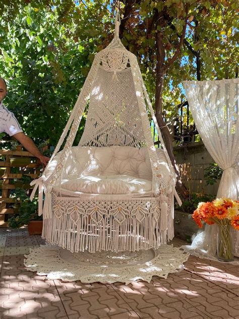 buy double macrame swing double swing design rocking chair double