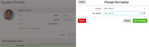 User Defined Fields Udfs On Student Guardian Or Staff Profiles