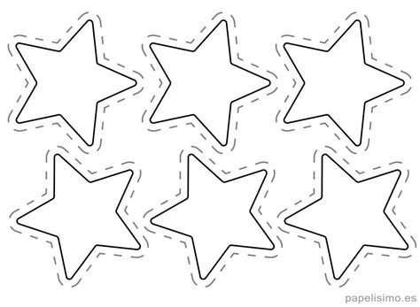 Moldes Plantillas De Estrellas Para Imprimir Y Recortar En Esta