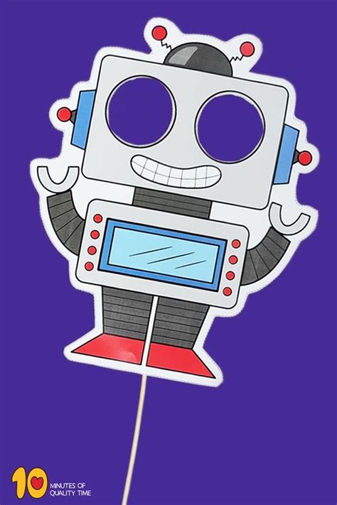 Robot Mask Craft Robot Craft Robot Mask Masks Crafts