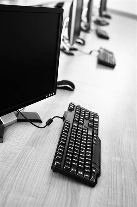 Classroom Computer Stock Image Image Of Desktop Display 9514843