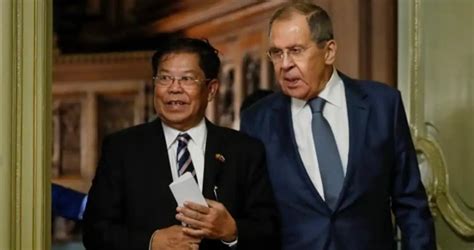 မြန်မာမှာ ဆိပ်ကမ်းနဲ့ရေနံချက်စက်ရုံ တည်ဆောက်ရေး နားလည်မှုစာချွန်လွှာ ရုရှား လက်မှတ်ထိုး