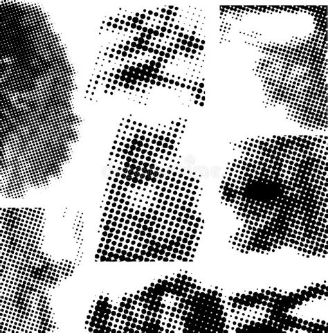Modern Stylish Halftone Texture Endless Abstract Background With