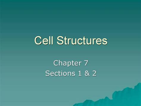PPT Cell Structures PowerPoint Presentation Free Download ID