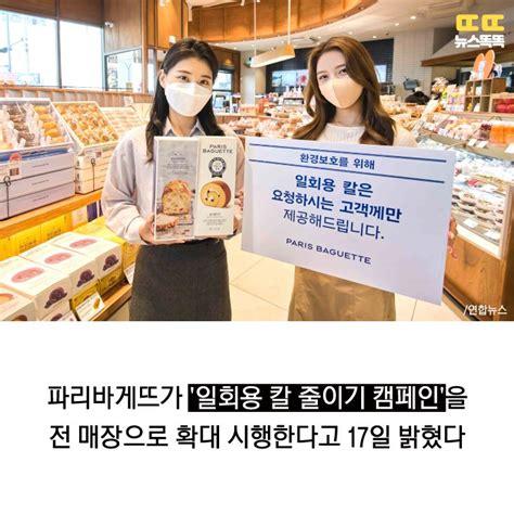 파리바게뜨 플라스틱 칼 필요할 때만 드려요 네이버 포스트