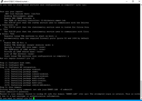 linux vda setup instructions