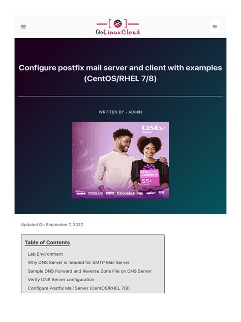 Configure Postfix Mail Server And Client With Examples Centos Rhel 7 8
