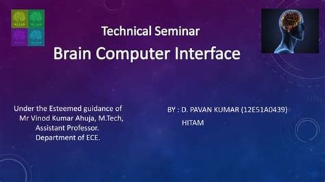 brain computer interfaces ppt ppt