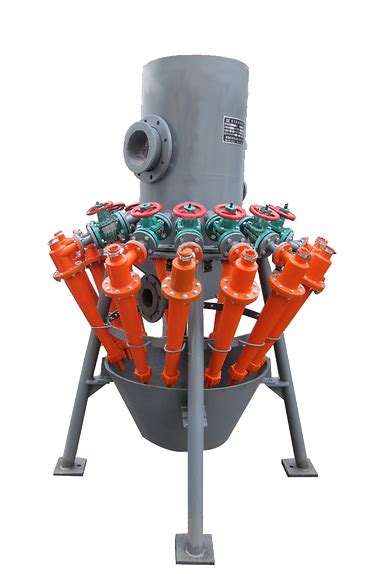 50mm Fine Cut 12 Cyclone Radial Cluster Gravity Cyclones