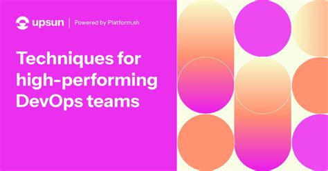 Techniques For High Performing Devops Teams Presentation Upsun