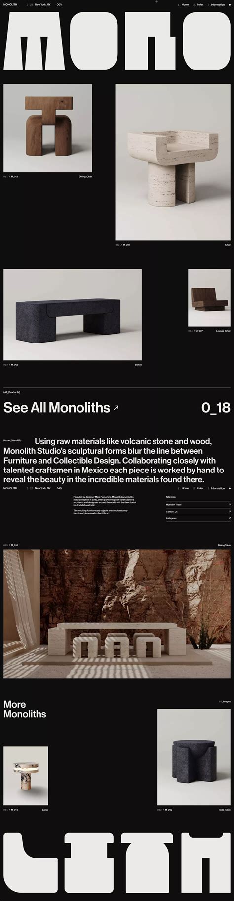 Monolith Collectible Furniture And Objects Monolith Collectible