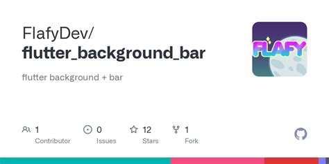 GitHub FlafyDev Flutter Background Bar Flutter Background Bar