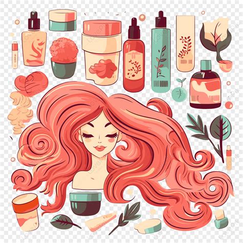 헤어 제품 벡터상표클립 아트만화 Png 일러스트 무료 다운로드 Lovepik
