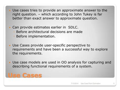 Ppt Use Case Point Estimation Powerpoint Presentation Free Download