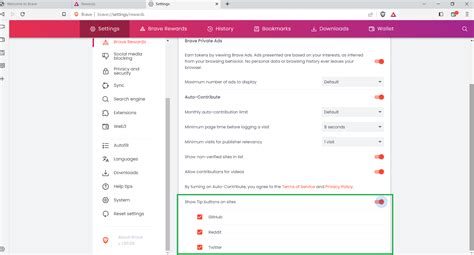 Add A Way To Disable Inline Tipping Buttons Without Enabling Brave Rewards Separate Set Of