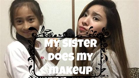 My Sister Does My Makeup Challenge Itsmereiina Youtube