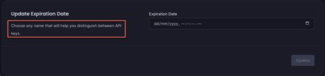 🐛 Bug Report Api Keys Update Expiration Date Incorrect Description · Issue 4786 · Appwrite