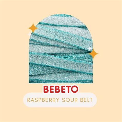 Bebeto Raspberry Sour Belt Sour Blast 90g Repack Halal Gummy Candy Lazada