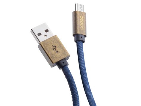 Кабель Deppa Jeans Usb A Usb C 1 2 м синий