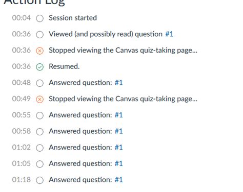 How Does The Activity Log Work For A Quiz And How Instructure Community 220221 How Does The Activity Log Work For A Quiz And How Instructure Community 220221