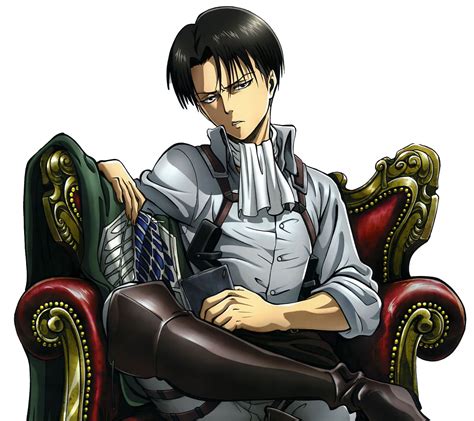 Anime Levi Ackerman Strong Character Leader Attack On Titan Png