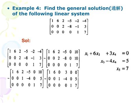 PPT CHAPTER 1 Linear Equations In Linear Algebra PowerPoint