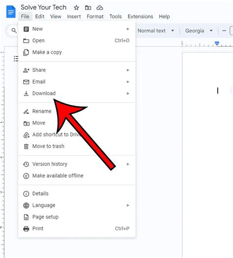 How To Convert Google Docs To Word A Step By Step Guide Solve Your Tech