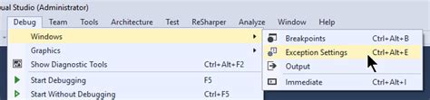 C Where Can I Set A Try Catch Block When Debugging A `wcf Service
