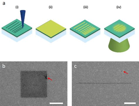 Electron Beam Patterning And Dimension Control Of Fluorescent